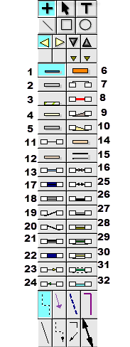Horizontal Connector Numbering